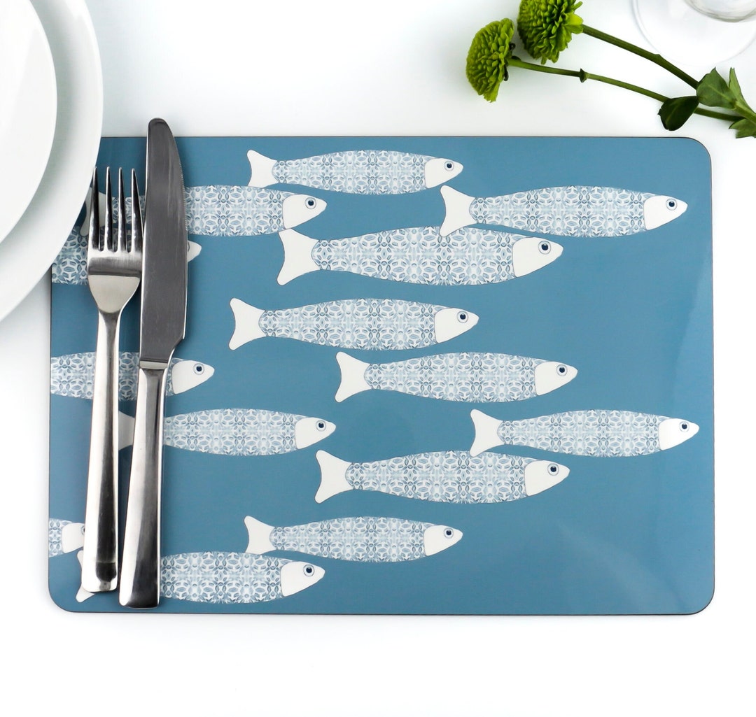 Ocean Placemat, Fish Decor Table Mat, Seaside Decor, Extra Large ...