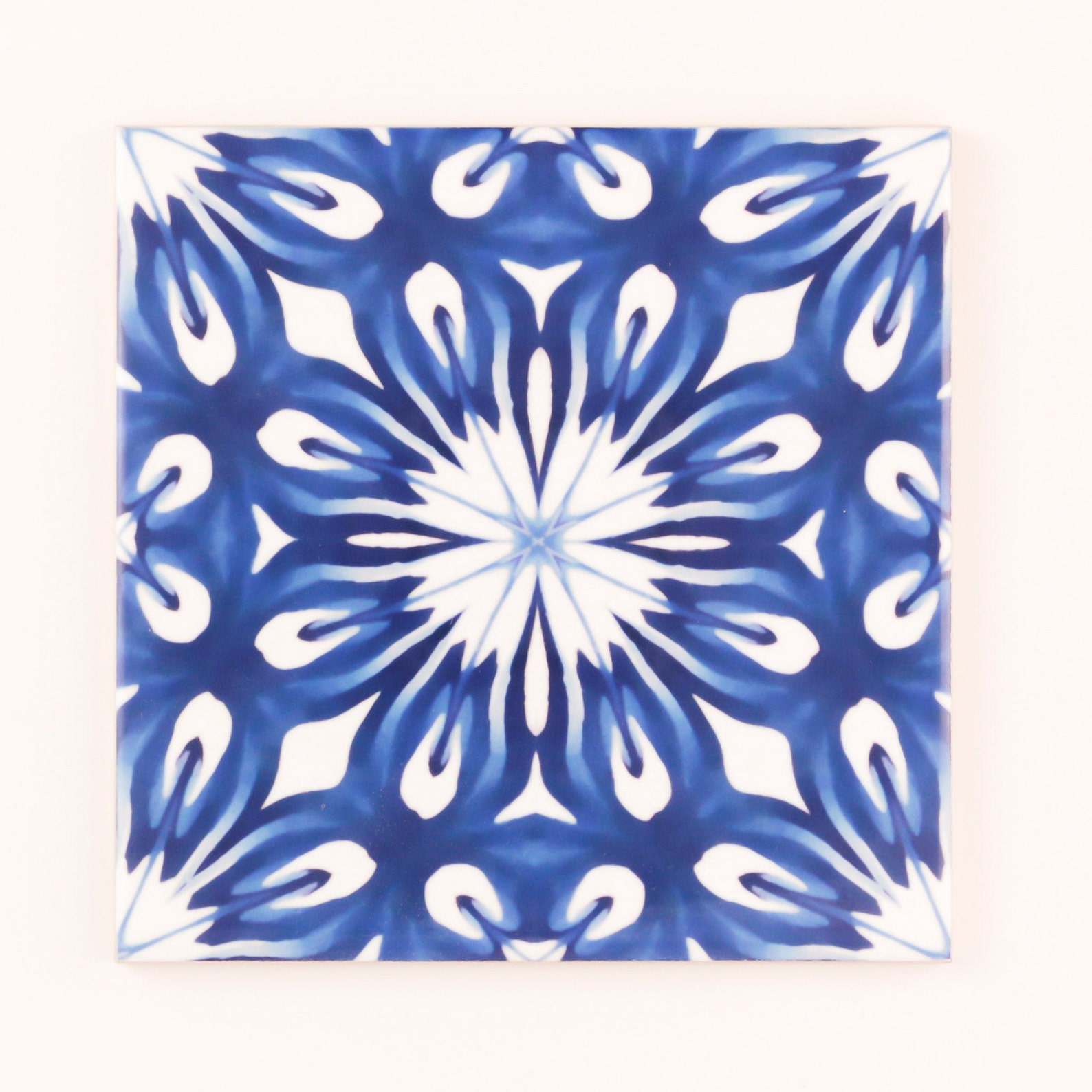 Indigo Blue Handmade Tiles Azulejos Back Splash Tiles Blue | Etsy