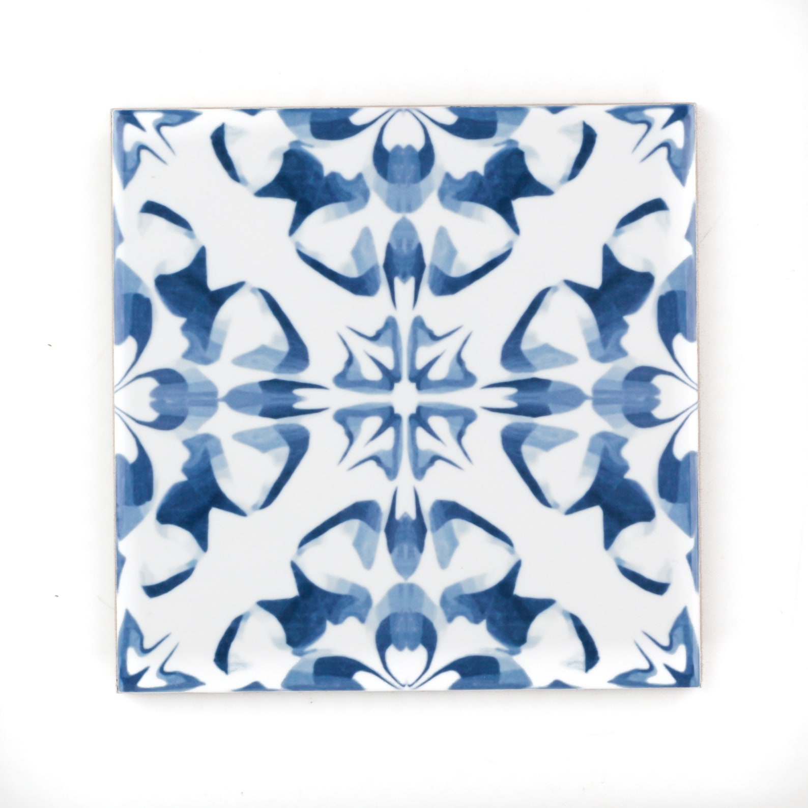SET of 20 Blue White Patchwork Tiles, FREE UK Delivery. Blue White Hand ...