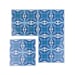 Art Deco Handmade Tiles, Rich Denim Blue Splashback Tiles, Handmade ...