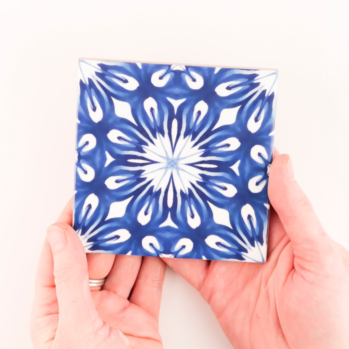 Indigo Blue Handmade Tiles, Azulejos, Back Splash Tiles, Blue Ceramic ...