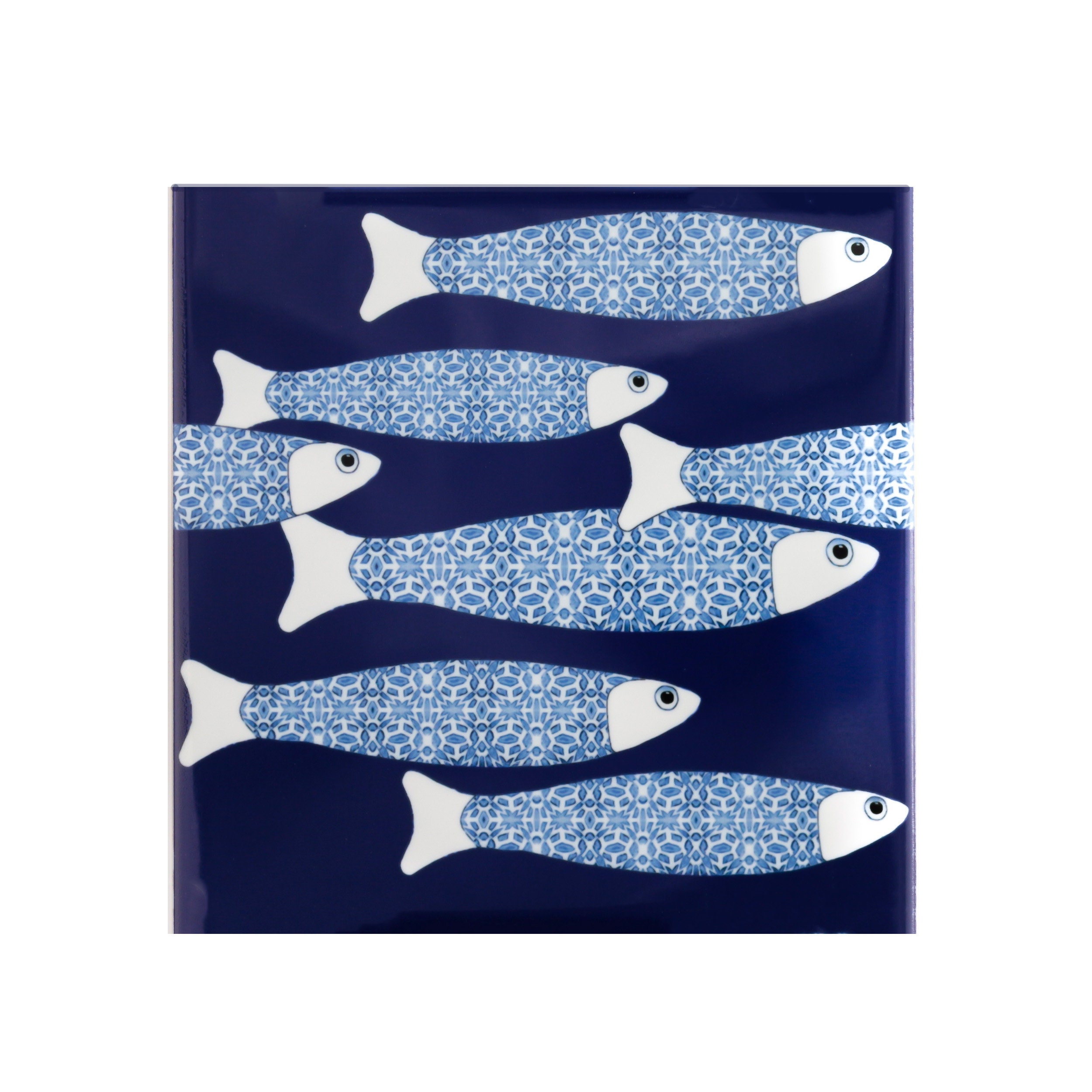 Border Tile, Fish Shoal, Ocean Feature Wall, Fish School Decor, Pattern ...