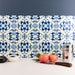 Dutch Delft Style Tiles Vintage Country Style Blue Kitchen - Etsy