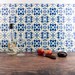 Dutch Delft Style Tiles Vintage Country Style Blue Kitchen - Etsy
