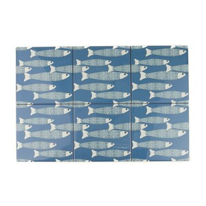 Sky-blue Fish Tile Ocean Tile Feature Wall Fish Decor - Etsy