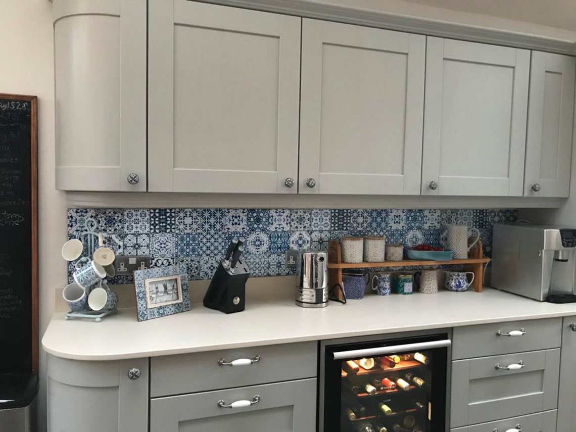 Delft Kitchen Tile Mix and Match Tiles Blue White Patchwork | Etsy