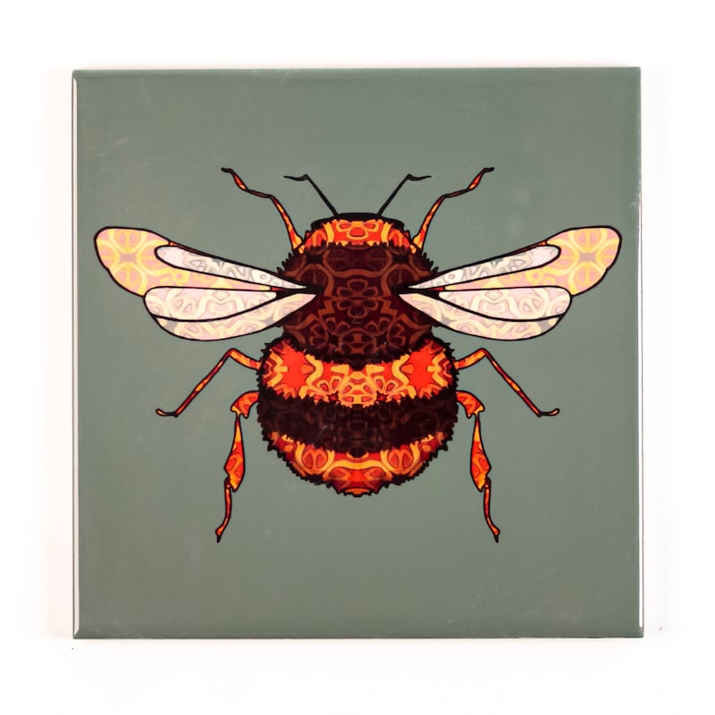 Bee Tile - Etsy