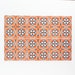 Retro Orange Flower Tiles, Ceramic Splashback Tiles, Orange Kitchen ...