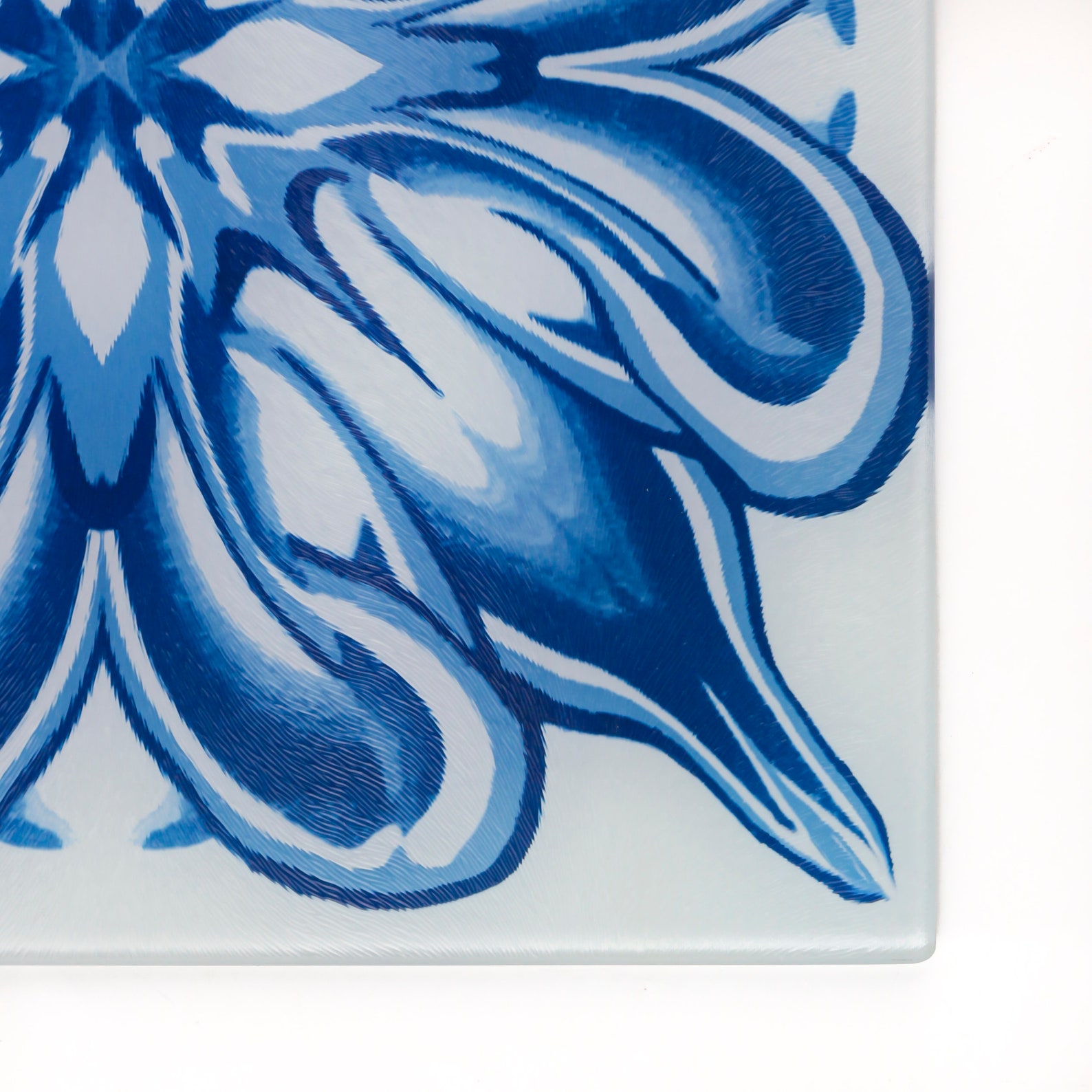 Large Blue Flower Chopping Board, Large Pot Stand, Heatproof Trivet ...