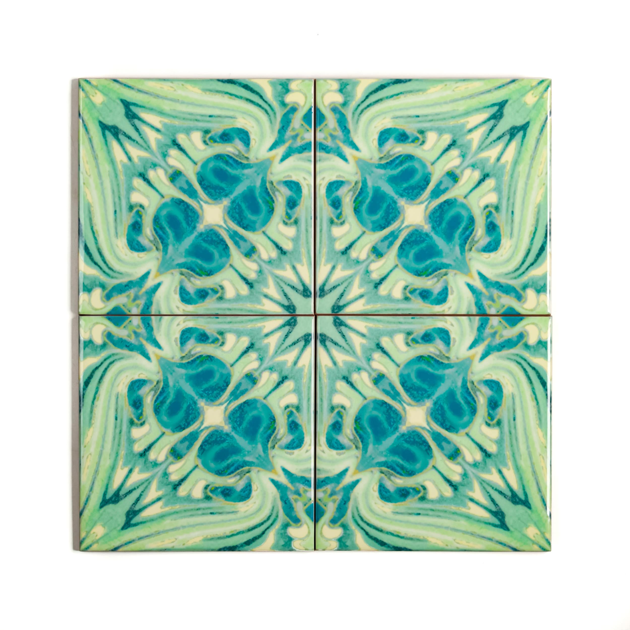 William Morris Vintage Tiles Original Design Blue Green - Etsy UK