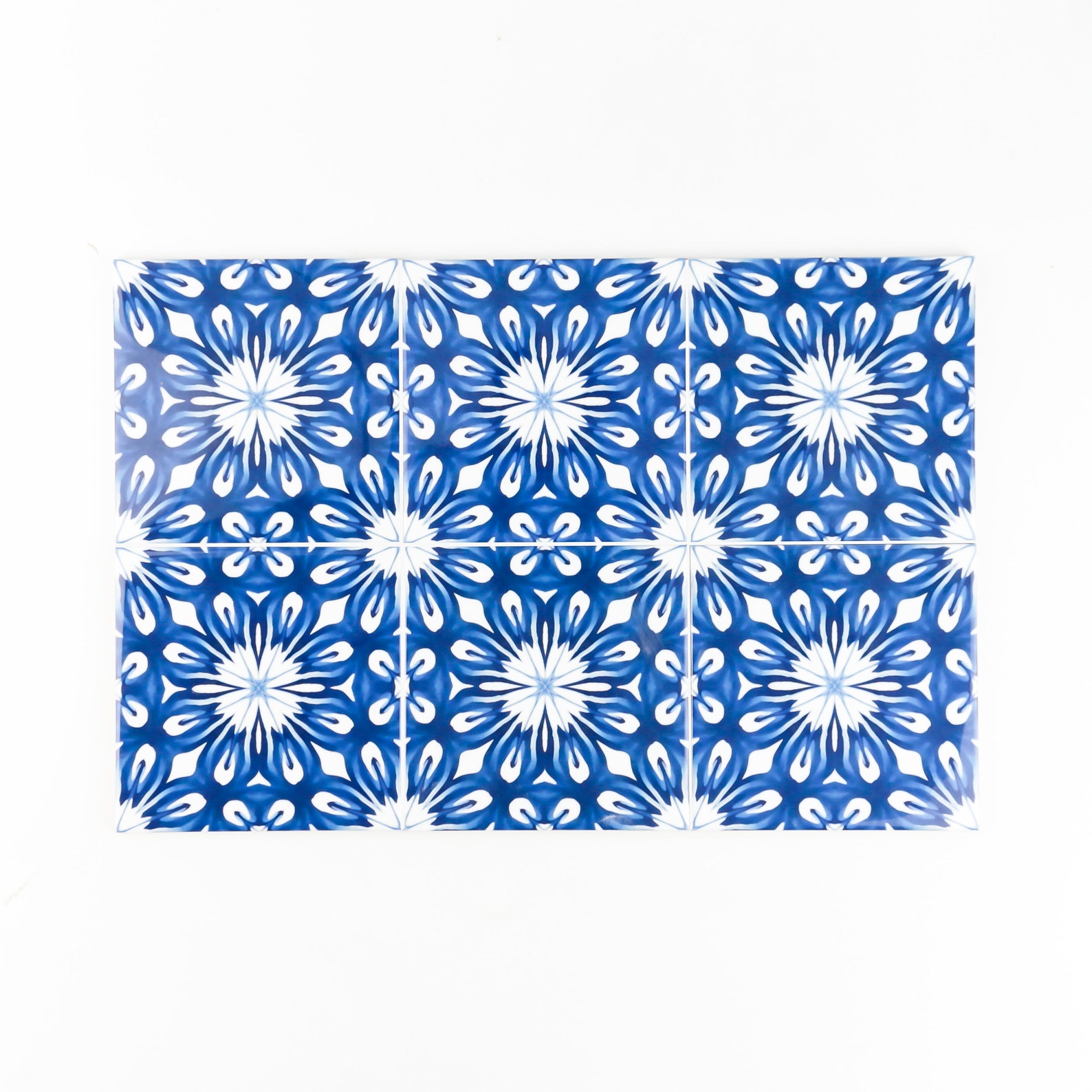 Indigo Blue Handmade Tiles Azulejos Back Splash Tiles Blue | Etsy