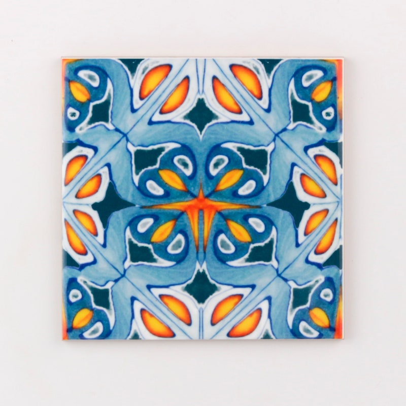 Orange Tiles - Etsy UK