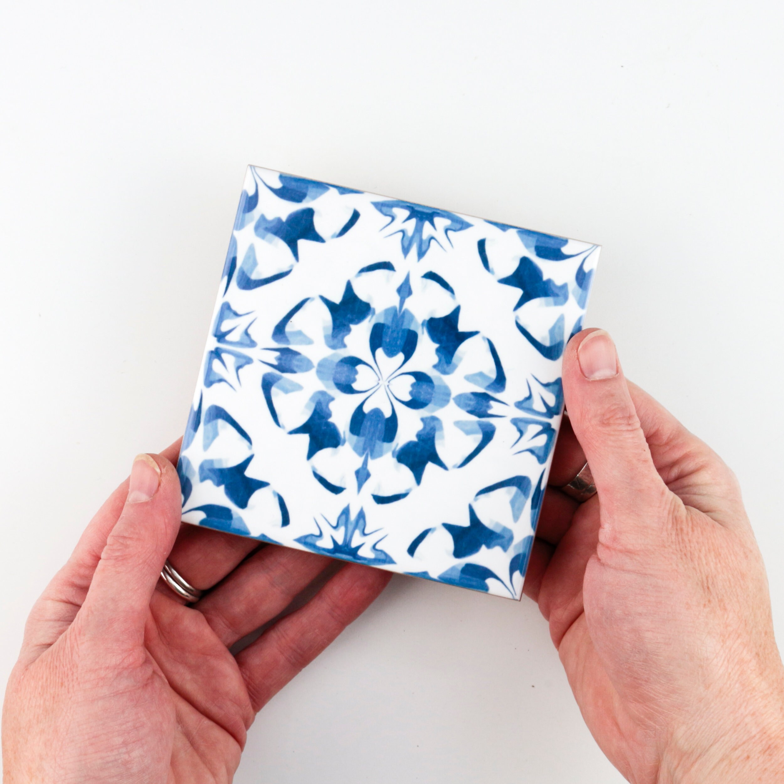 Blue White Patchwork Tiles 6 Inch Square Tiles Delft Kitchen - Etsy UK
