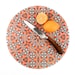 Retro Orange 'fox Flower' Trivet Toughened Heatproof - Etsy