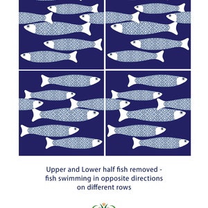 Navy Blue Ocean Shoal Tile, Bathroom Border Tile, Beach House Tile ...