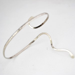 Arm Bracelet. Silver Armlet. Silver Arm Bracelet. Silver Arm Band ...