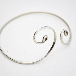 Arm Bracelet. Silver Armlet. Silver Arm Bracelet. Silver Arm Band ...