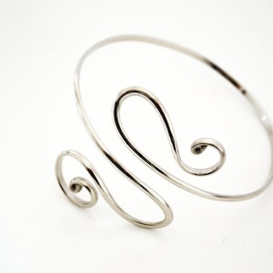 Arm Bracelet. Silver Armlet. Silver Arm Bracelet. Silver Arm Band ...