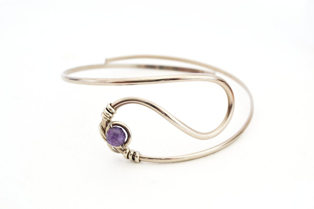 Amethyst Bracelet, Bracelet With Stones. Amethyst. Bracelet. Upper Arm ...