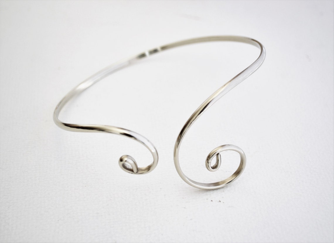 Arm Bracelet. Silver Armlet. Silver Arm Bracelet. Silver Arm Band ...