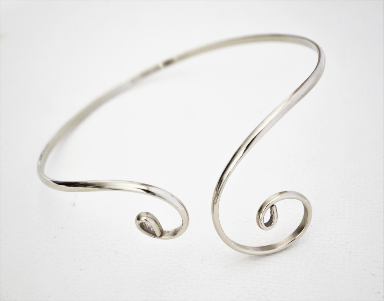 Arm Bracelet. Silver Armlet. Silver Arm Bracelet. Silver Arm Band ...