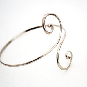 Arm Bracelet. Silver Armlet. Silver Arm Bracelet. Silver Arm Band ...