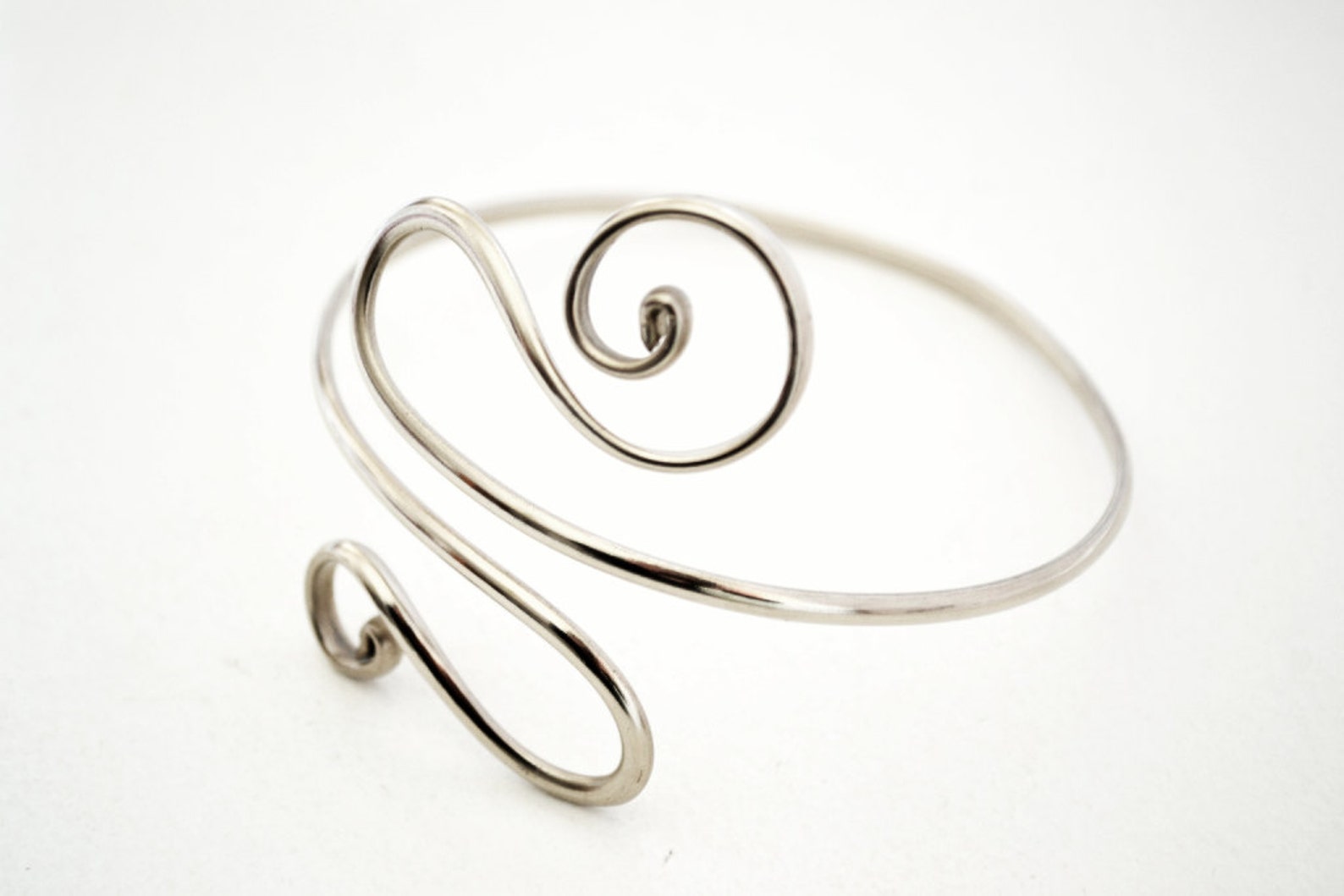 Arm Bracelet. Silver Armlet. Silver Arm Bracelet. Silver Arm Band ...