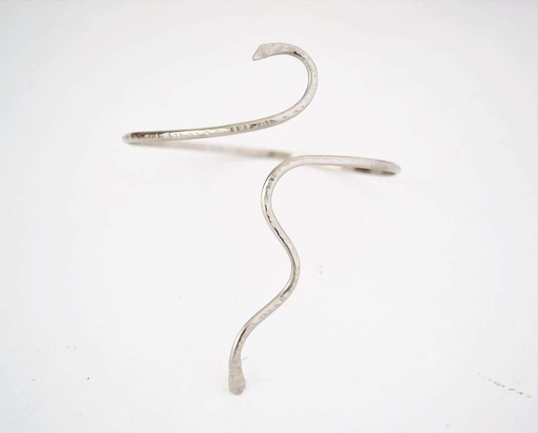 Arm Bracelet. Silver Armlet. Silver Arm Bracelet. Silver Arm Band ...