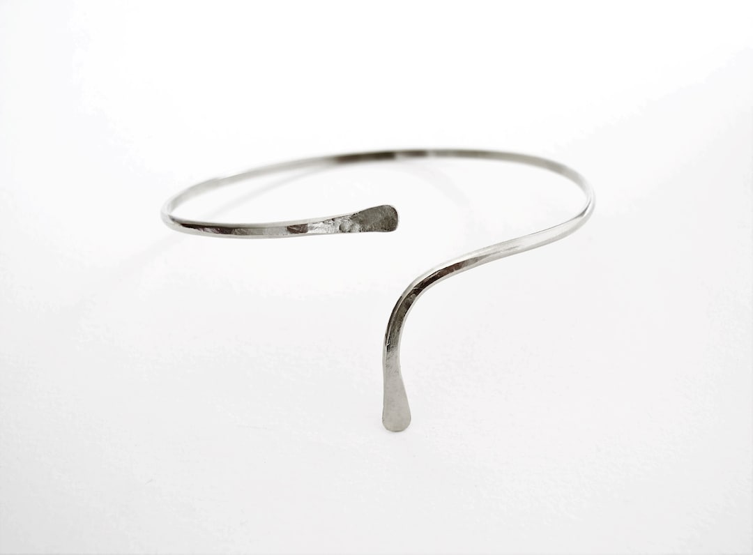 Arm Bracelet. Silver Armlet. Silver Arm Bracelet. Silver Arm Band ...