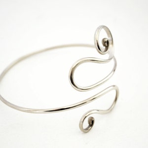 Arm Bracelet. Silver Armlet. Silver Arm Bracelet. Silver Arm Band ...