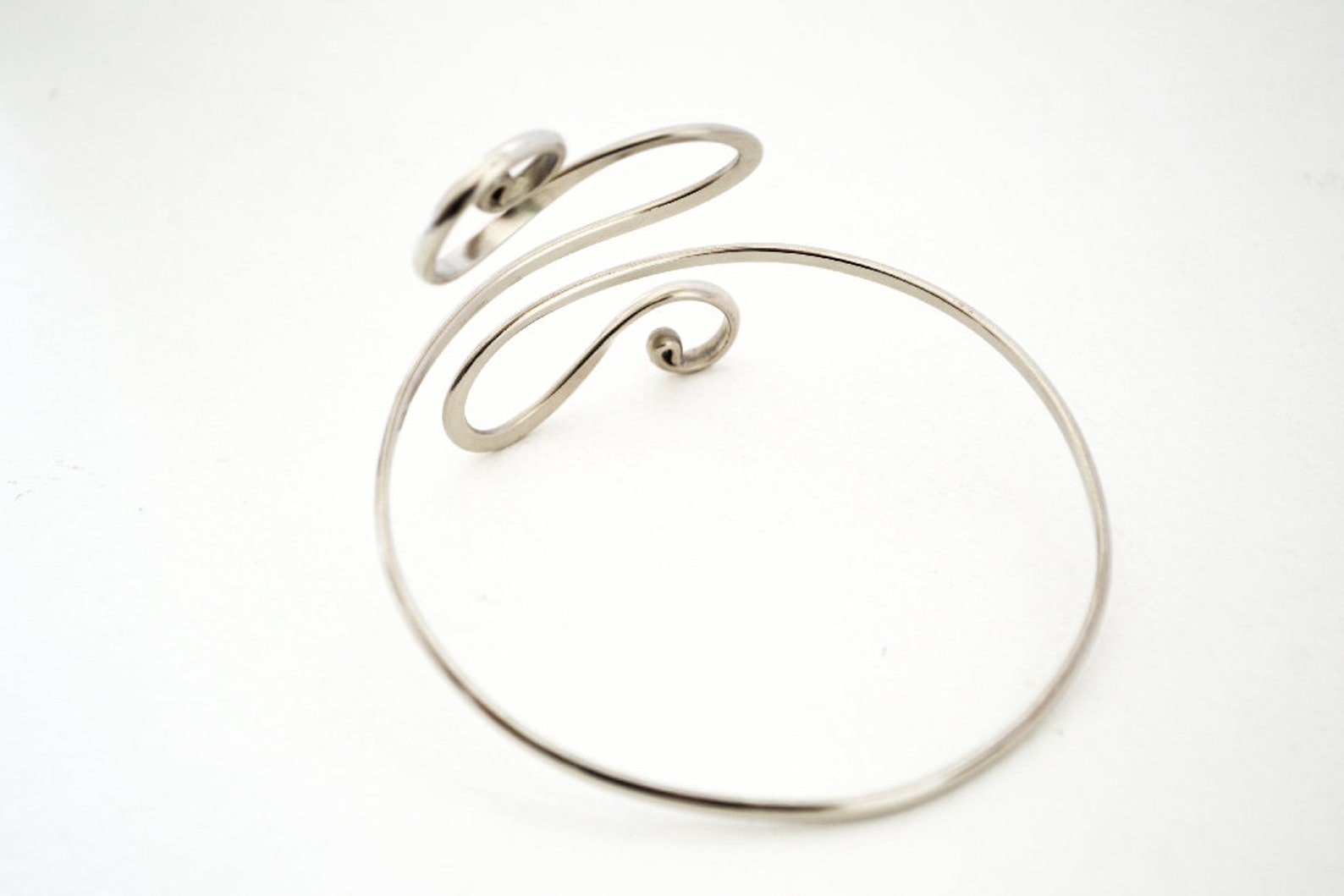 Arm Bracelet. Silver Armlet. Silver Arm Bracelet. Silver Arm Band ...