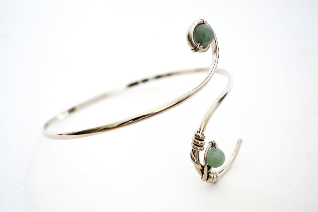 Arm Bracelet Jade Bracelet Bracelet With Stones Jade Upper | Etsy