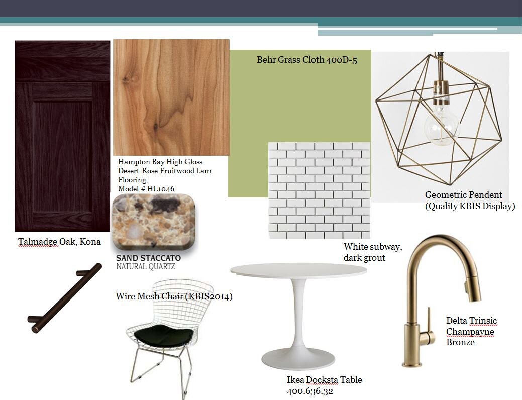 Mood Board / Inspiration Board / Kitchen Design / Edesign | Etsy