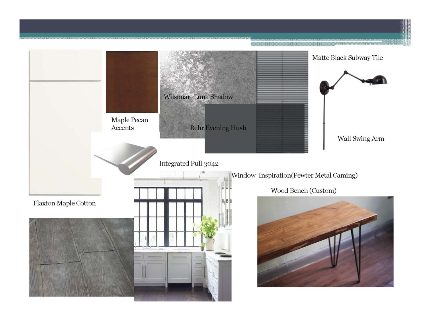 Mood Board / Inspiration Board / Kitchen Design / Edesign | Etsy