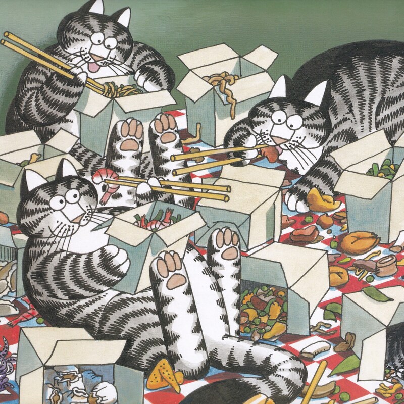 Kliban Cat Print - Etsy