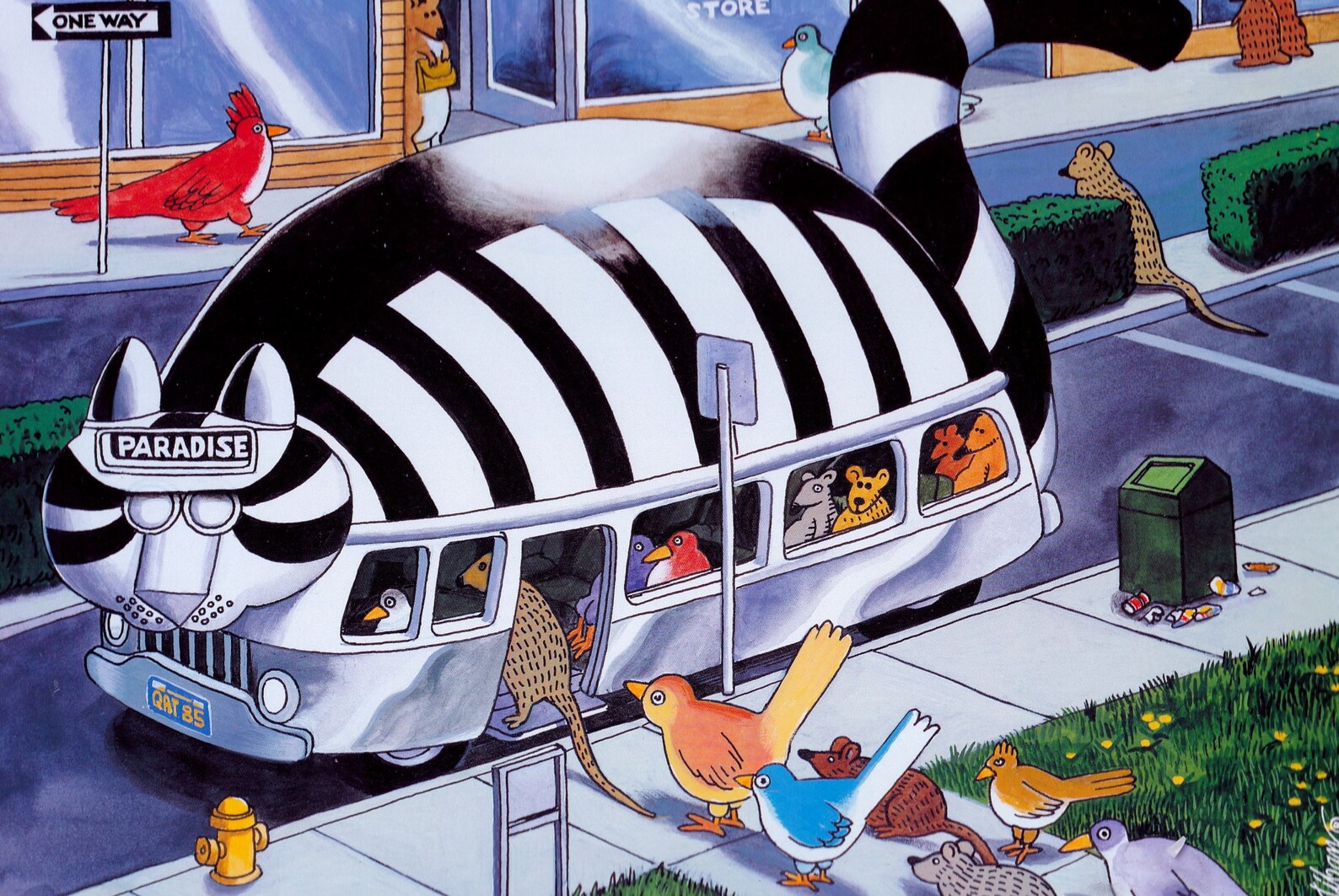 Kliban Cats Vintage Original Print Cat Zerba Color Cat Mobile - Etsy