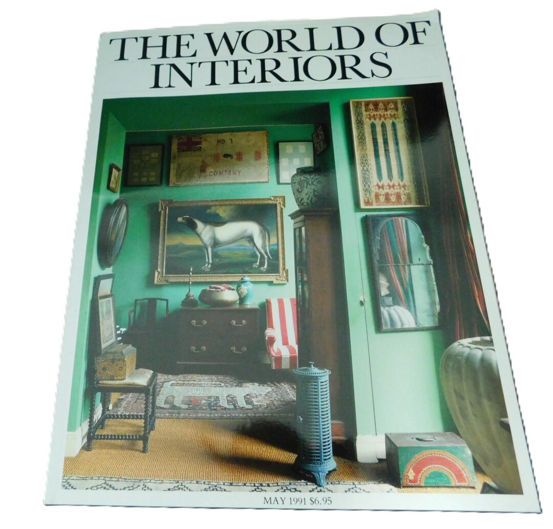 World of Interiors Magazine: Vintage 1991 Interior Design - Etsy