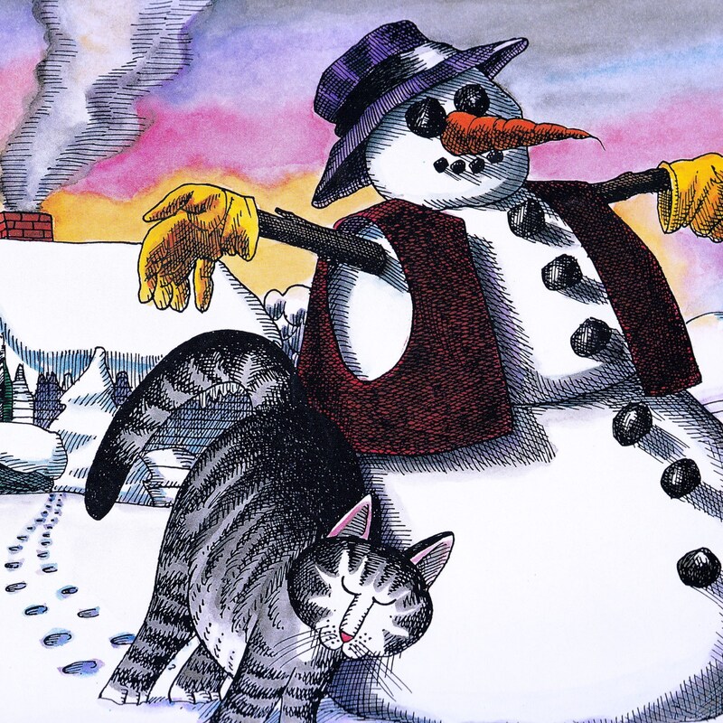 Kliban Cat Print - Etsy