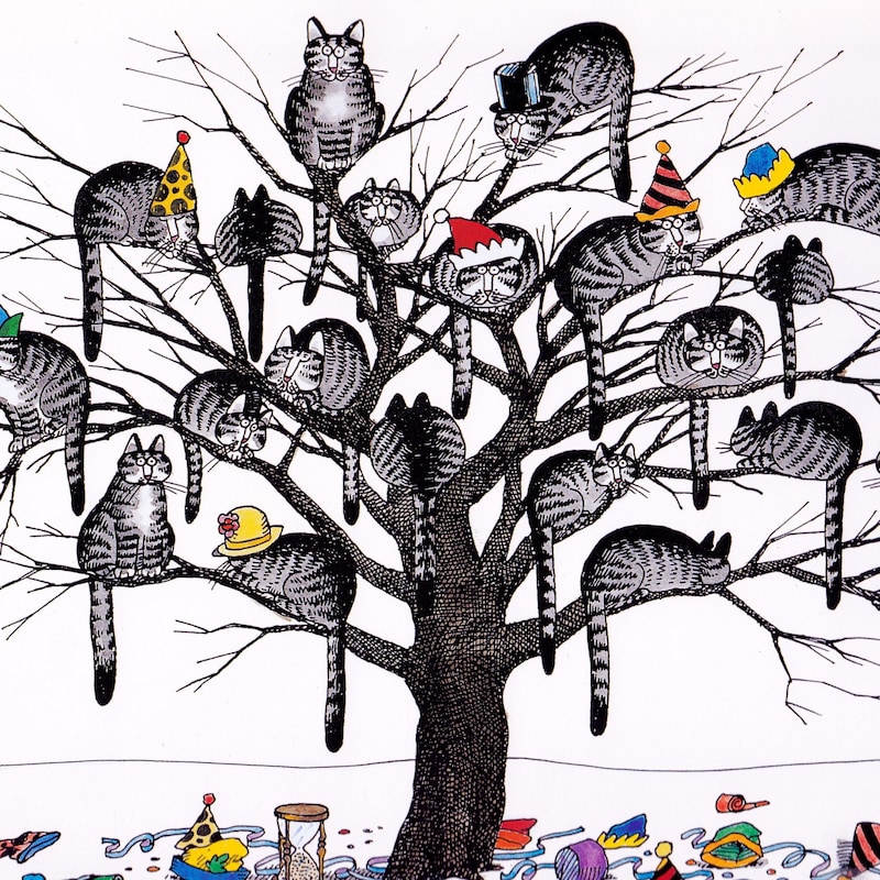 Kliban Cat Print - Etsy