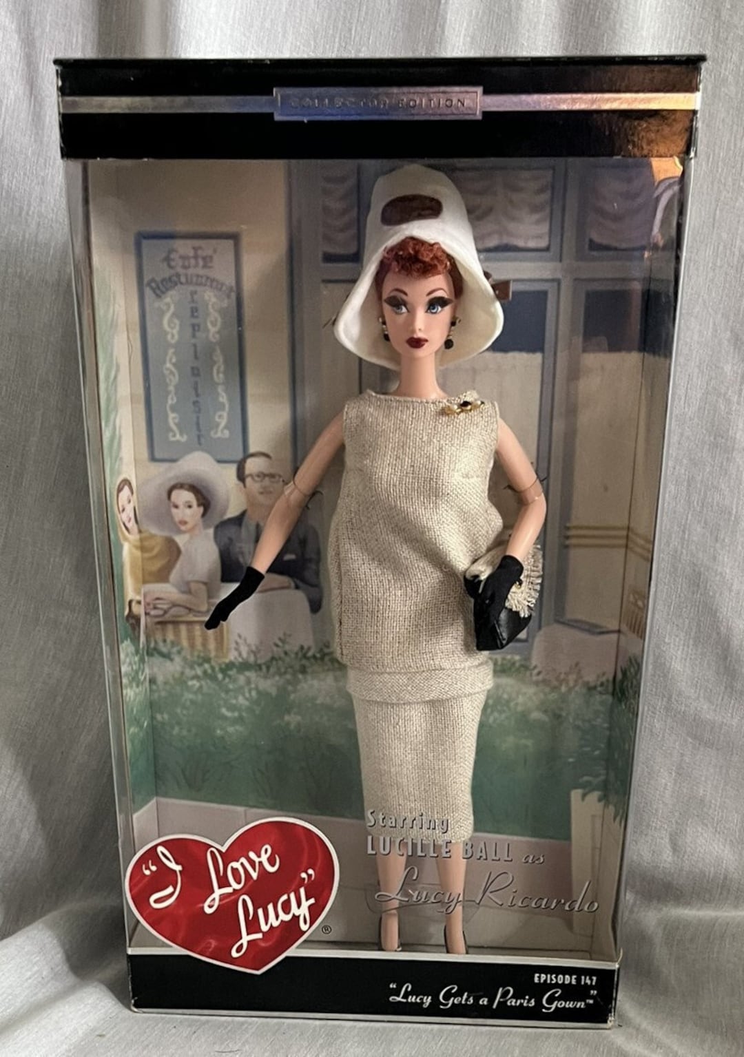 I Love Lucy "lucy Gets a Paris Gown" Barbie Doll - Collector Edition - Etsy