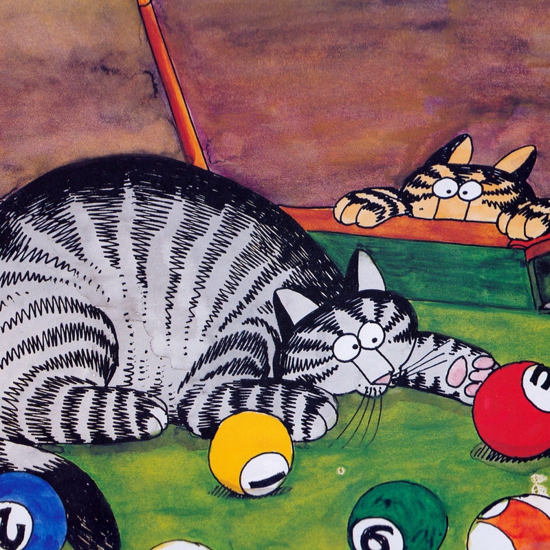 Kliban Cat Print - Etsy