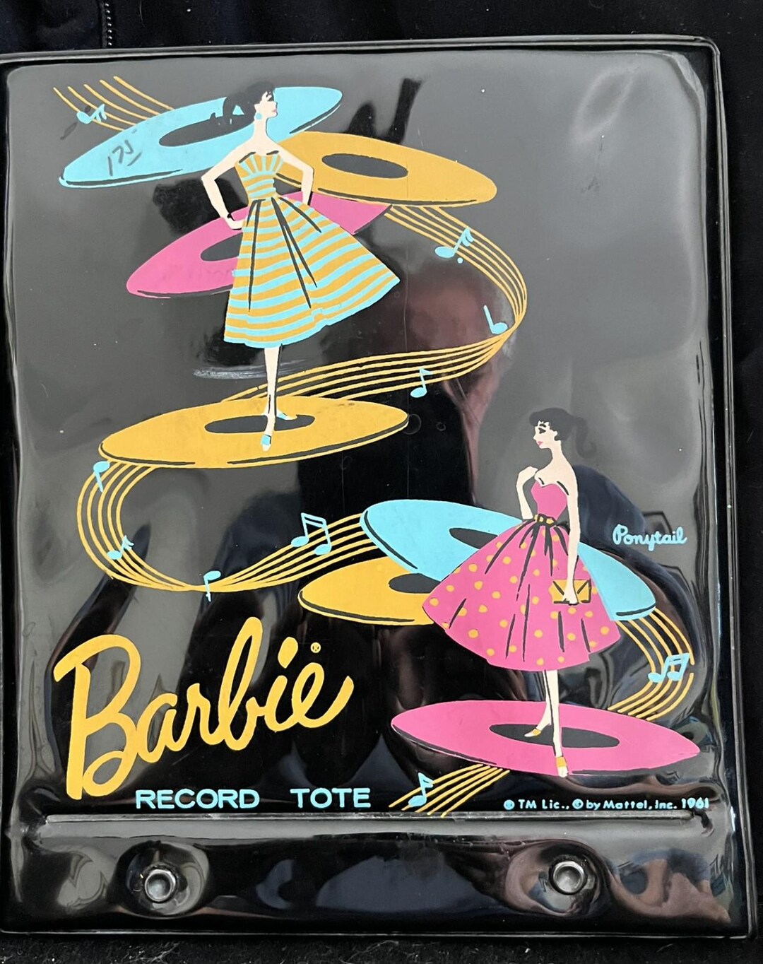 Vintage 1961 Barbie Record Tote With Playable 45 RPM Records - Etsy