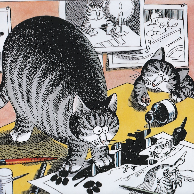 Kliban Cat Print - Etsy
