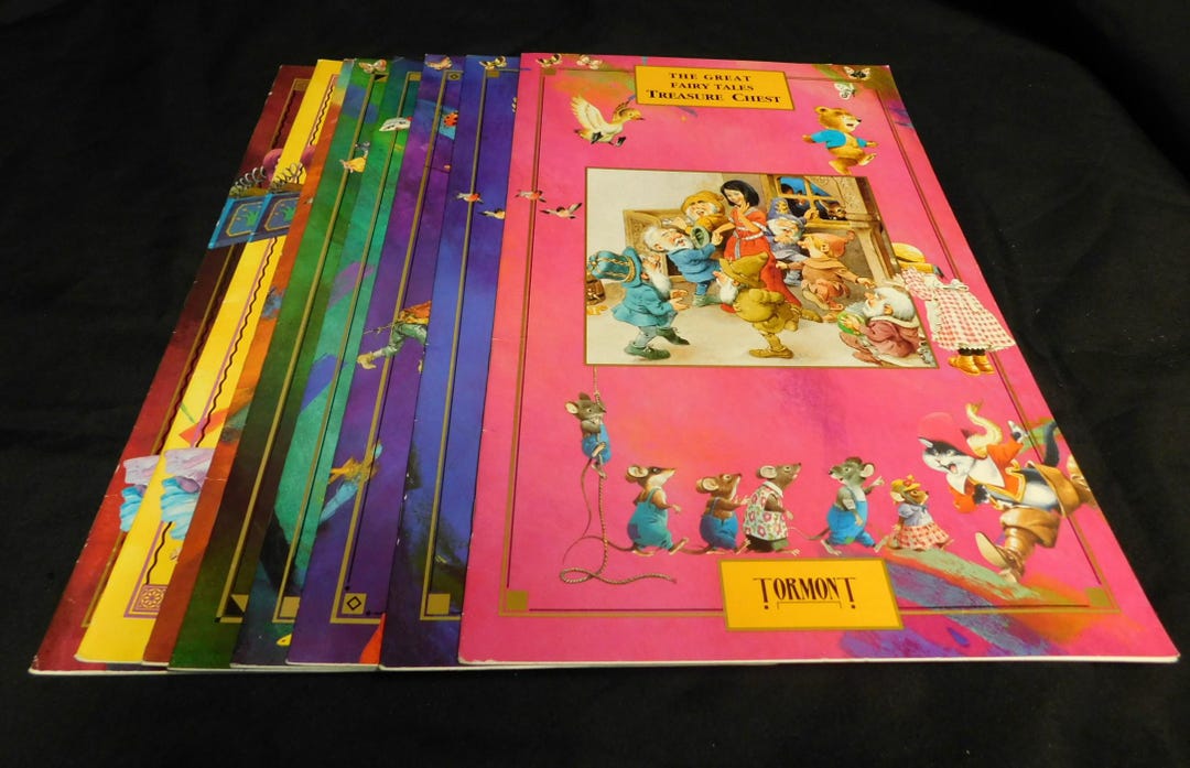 Vintage Fairy Tales Book Collection: Tormont 8 Jumbo Children's Books ...