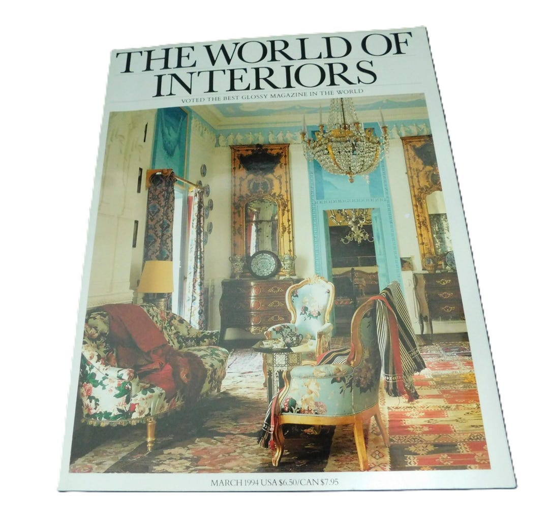 World of Interiors Magazine: Vintage Interior Design, Architecture, Art ...