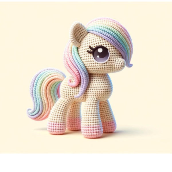 My Little Pony Crochet Pattern - Etsy