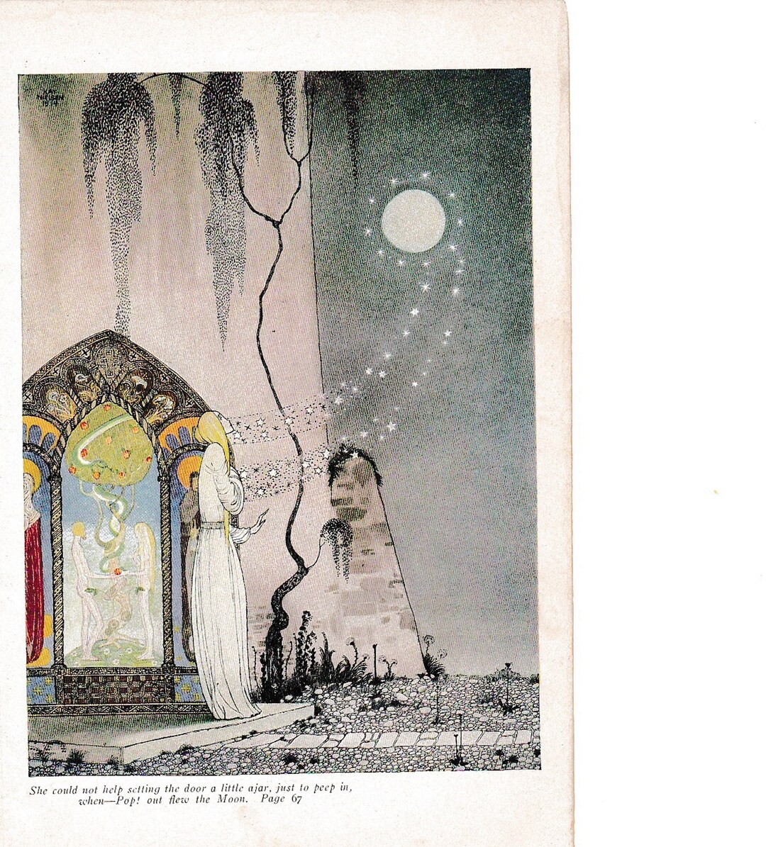 Kay Nielsen Art in Flew Over the Moon East of the Sun West of the Moon ...