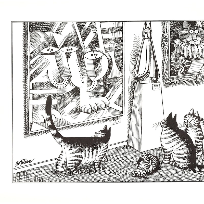 Kliban Cat Print - Etsy
