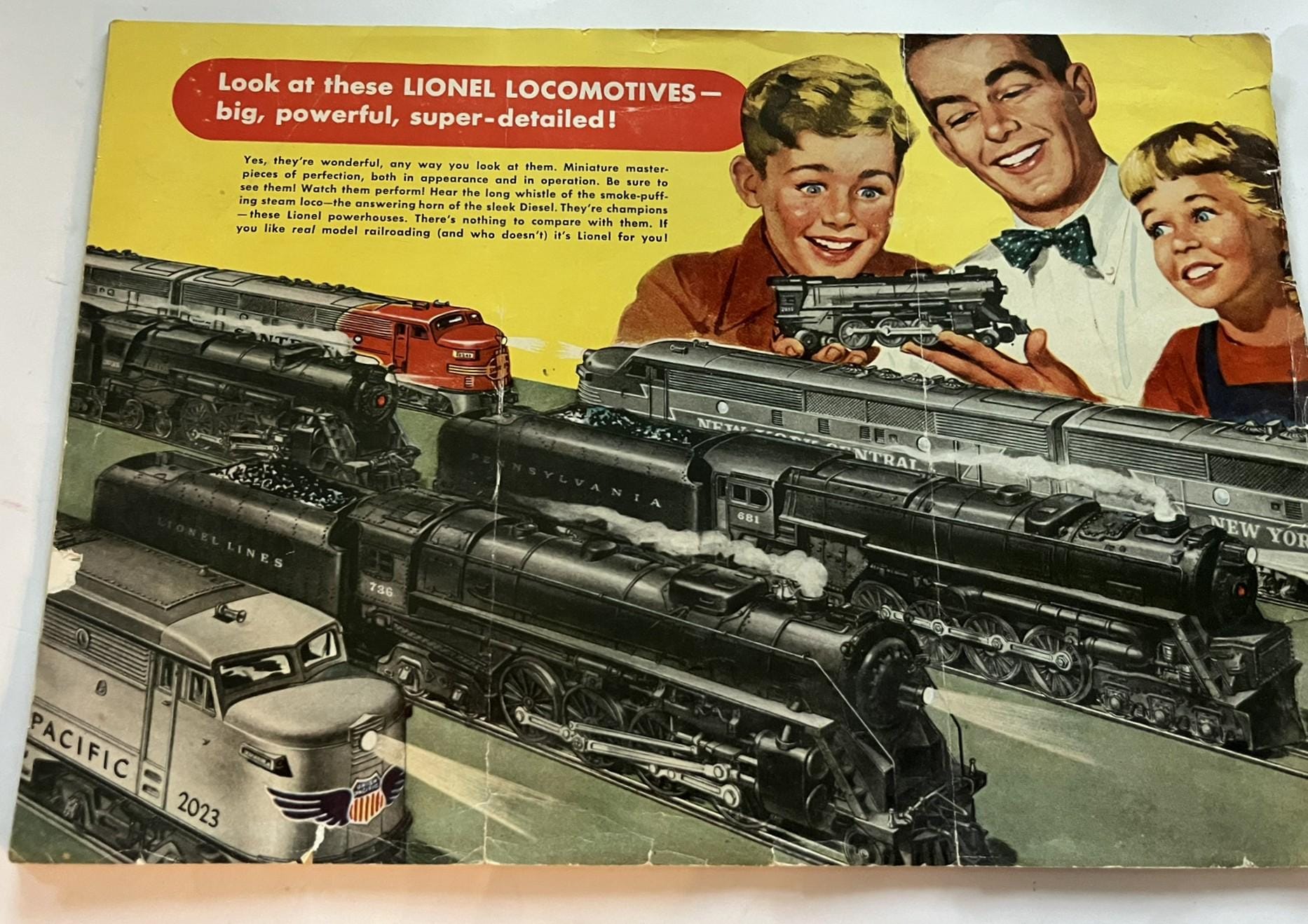 Vintage 1950s Lionel Trains Catalog: Golden Age Model Train History - Etsy