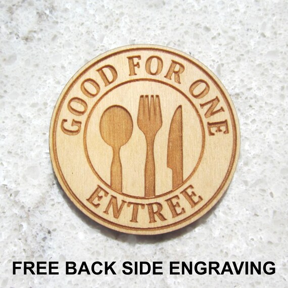 Food & Drink Tokens - The Laser Art Studio